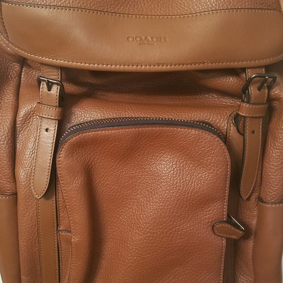 Coach | Bags | Coach Brown Leather Backpack | Poshmark